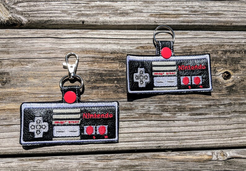 Nintendo Controller Keychain, Classic NES Accessory, Classic NES Charm ...