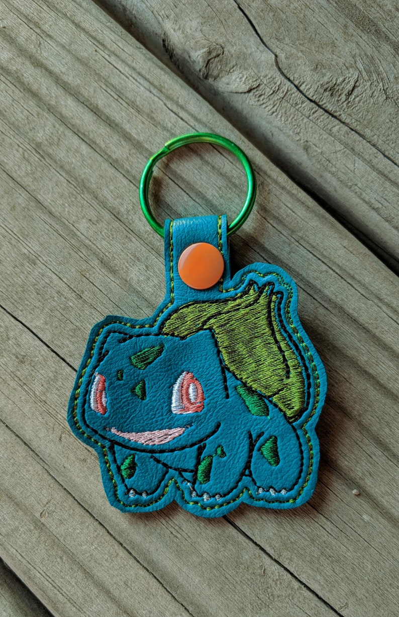 Bulbasaur Keychain Bulbasaur Keyfob Pokemon Keychain | Etsy