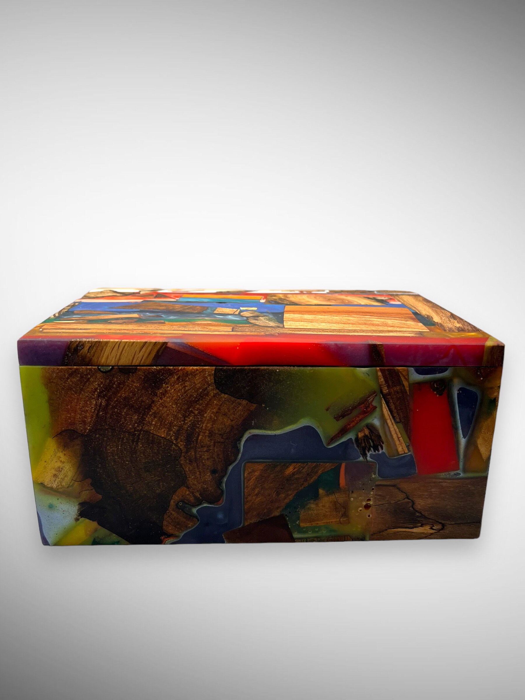 Extra Large Colorful Nightstand Wood Box - Etsy