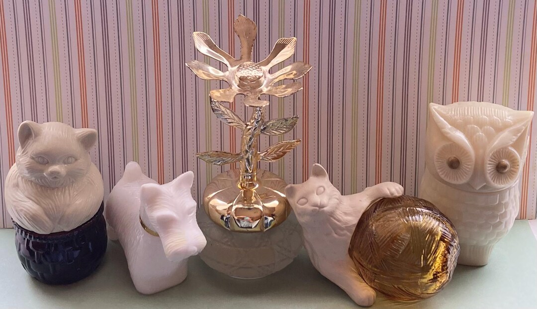 Vintage Avon Whimsical Perfume Bottles - Etsy