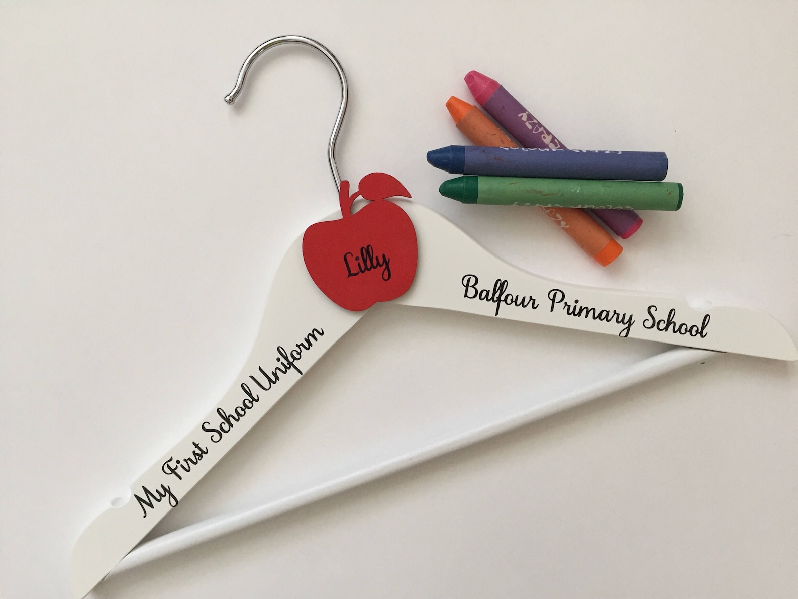 My First School Uniform Starting School Hanger Personalised | Etsy
