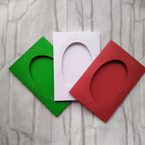 Green Tri Fold Cards for Cross Stitch - Etsy