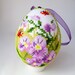 Pansy Easter Decoration, Hanging Easter Eggs, Easter Cross Stitch ...