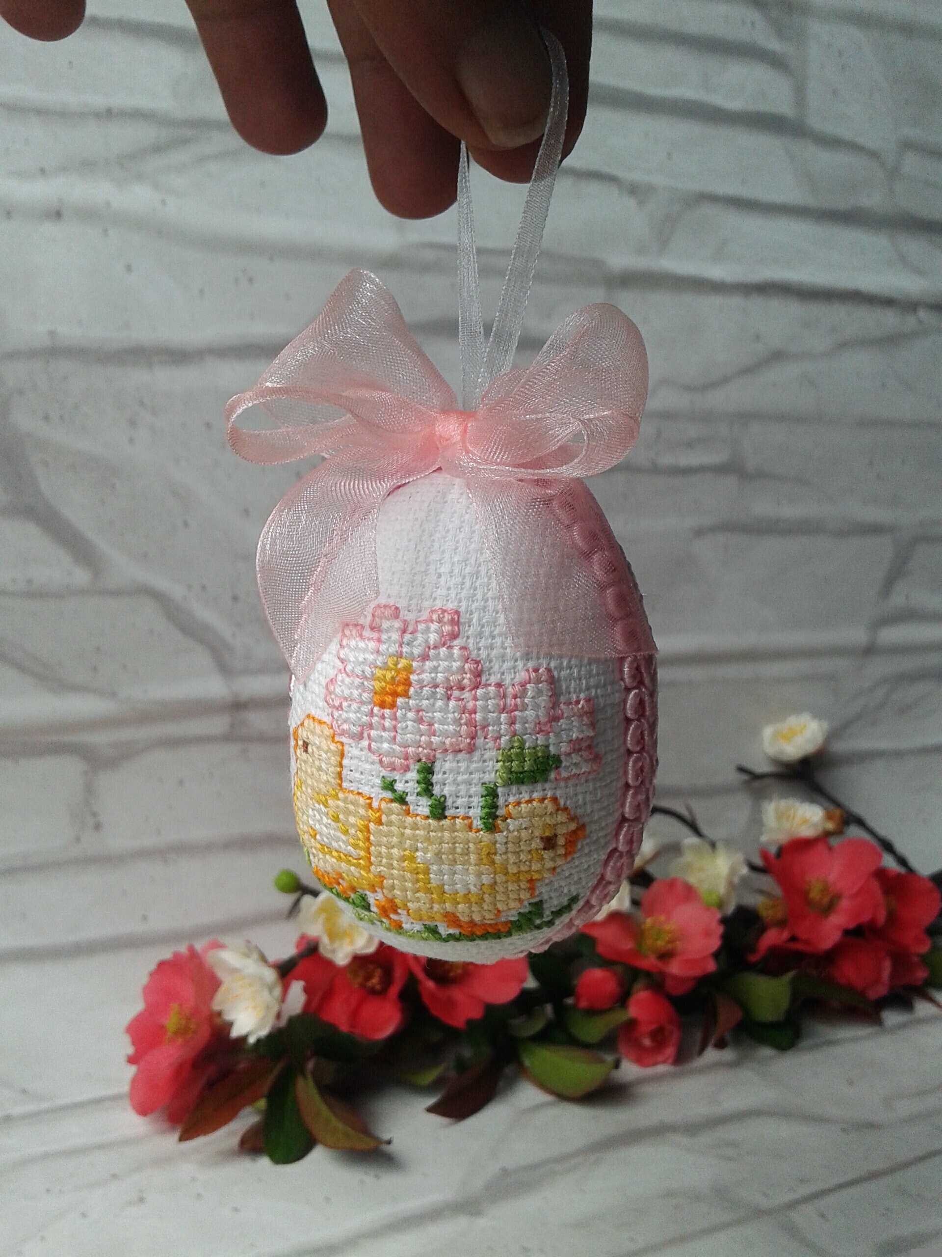 Easter Cross Stitch Ornaments, Easter Egg Decorations, Easter Gift for ...