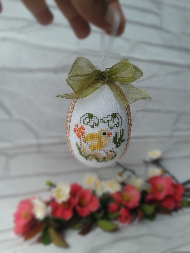 Cross Stitch Easter Egg Cross Stitch Ornament Easter - Etsy