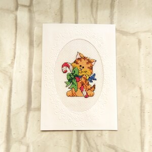 Aperture Card for Cross Stitch, Size A6 Blank Tri-fold Card, With ...