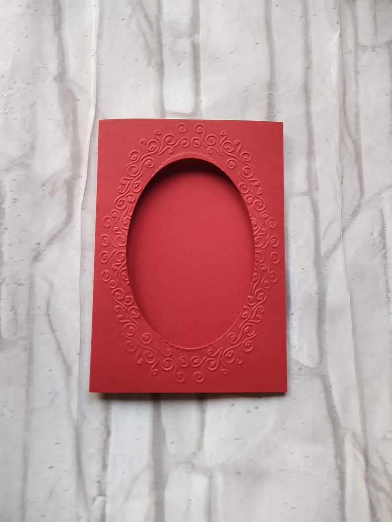 Aperture Card for Cross Stitch Size A6 Blank Tri-fold Card - Etsy