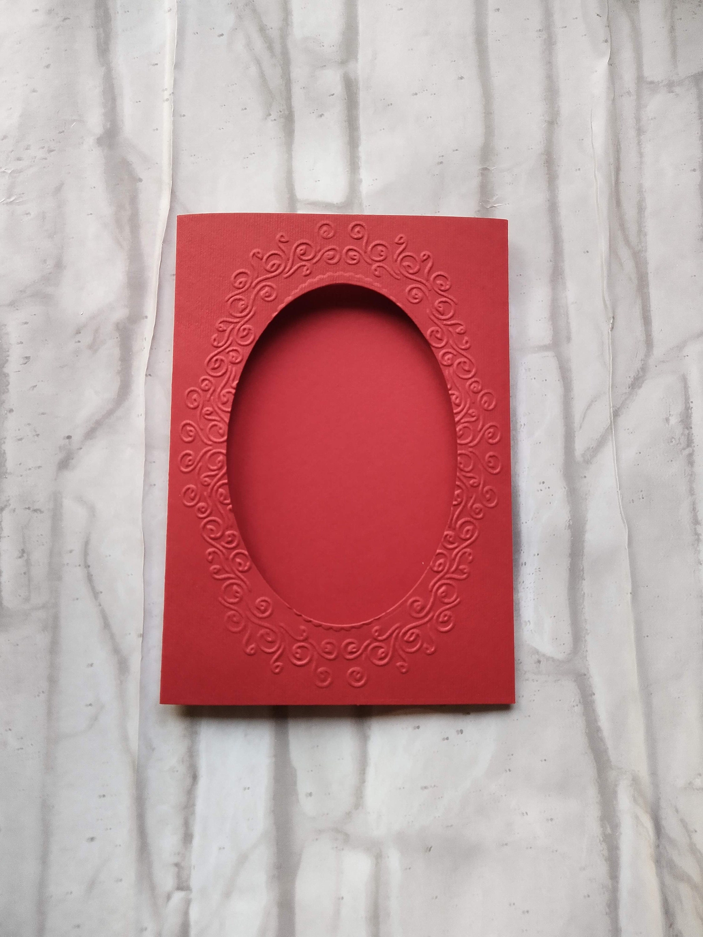 Aperture Card for Cross Stitch Size A6 Blank Tri-fold Card - Etsy