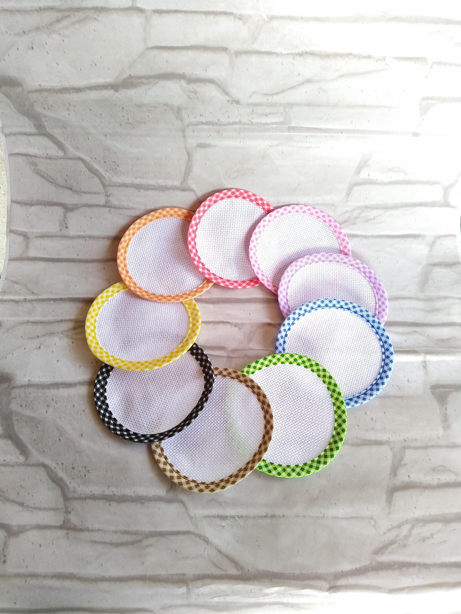 Blank Cross Stitch Coasters, Cross Stitch Accessory, White 14 Count ...