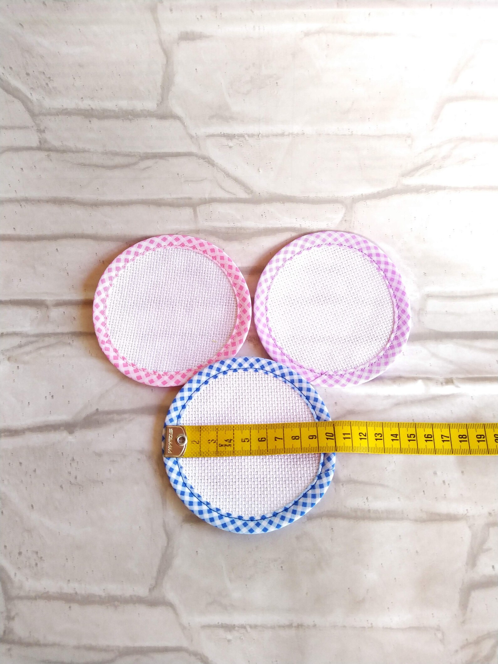 Blank Cross Stitch Coasters Cross Stitch Accessory White 14 - Etsy