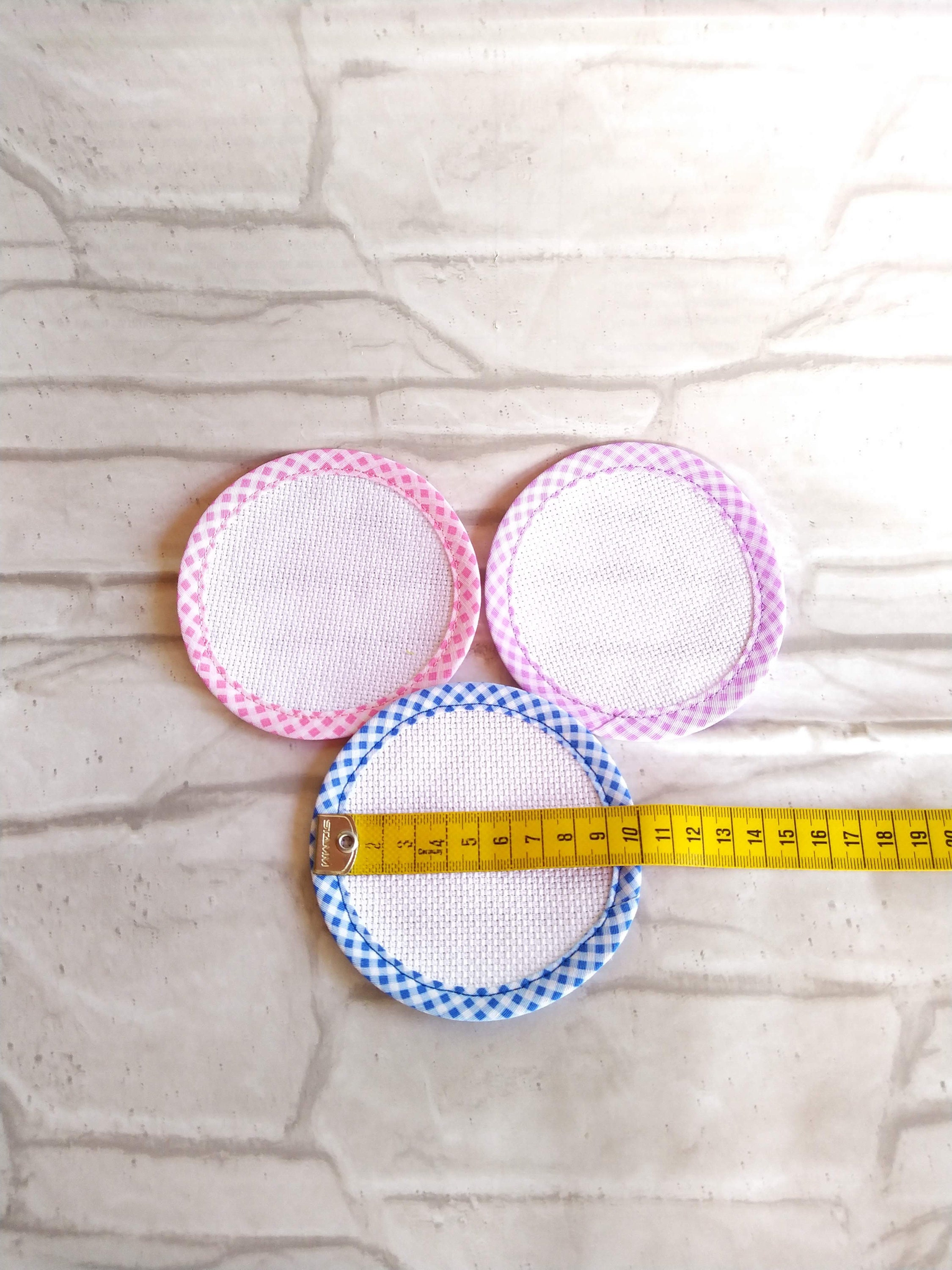 Blank Cross Stitch Coasters Cross Stitch Accessory White 14 - Etsy