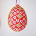 Pansy Easter Decoration, Hanging Easter Eggs, Easter Cross Stitch ...
