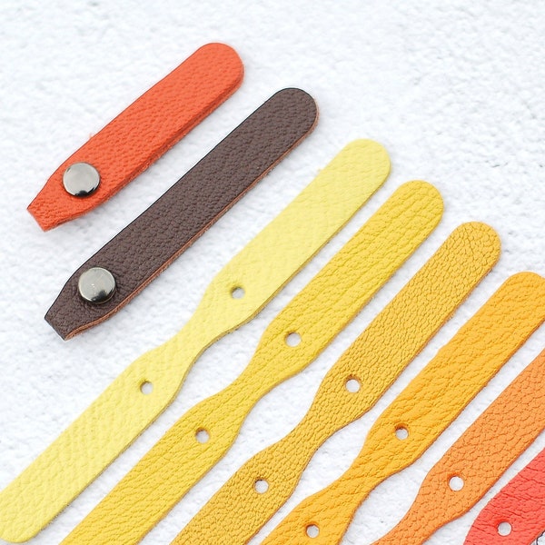 Leather Zipper Pull - Etsy