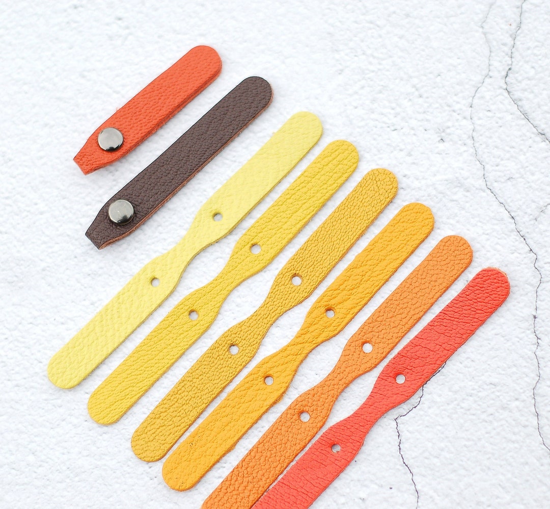 Personalized Leather Zipper Pulls – Set of 40 Custom Zip Pullers for ...