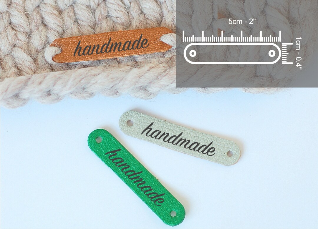 40 Personalized High-quality Leather Apparel Labels - Etsy