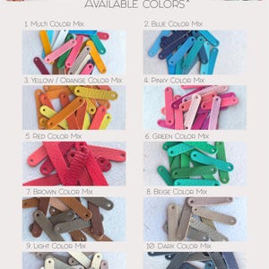 Personalized Leather Zipper Pulls – Set of 40 Custom Zip Pullers for ...