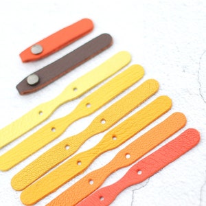 Personalized Leather Zipper Pulls – Set of 40 Custom Zip Pullers for ...