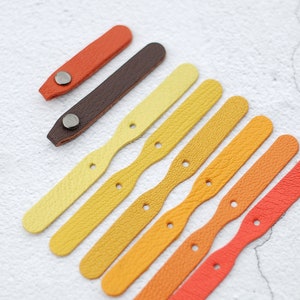 Personalized Leather Zipper Pulls – Set of 40 Custom Zip Pullers for ...