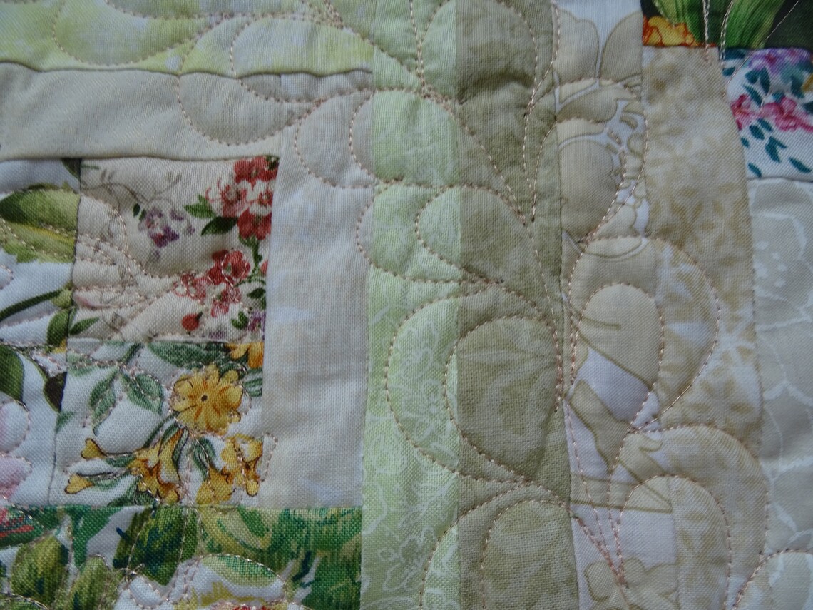 Floral Log Cabin - Etsy