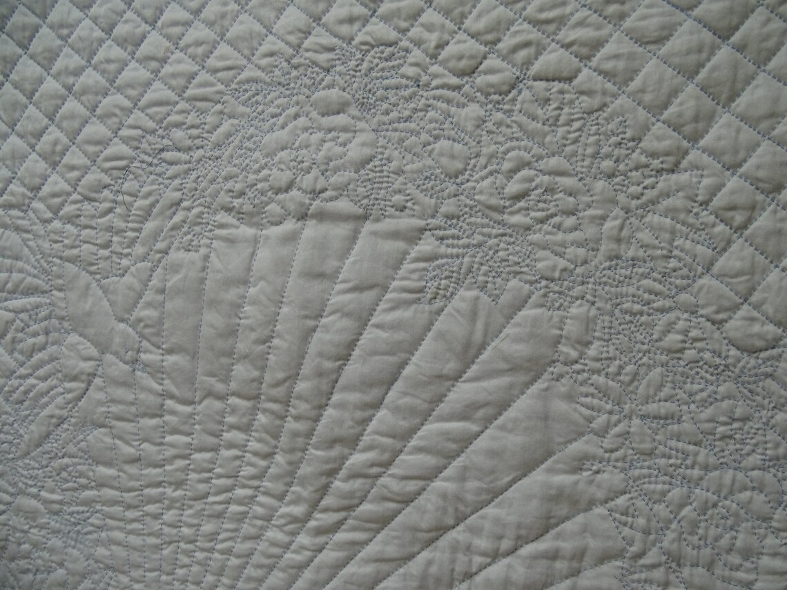 Hand Quilted Wholecloth Quilt - Etsy