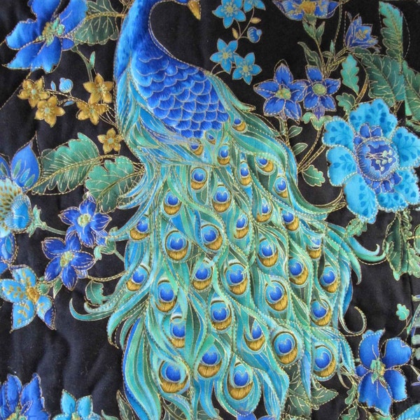 Peacock Quilt - Etsy
