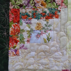 Floral Log Cabin - Etsy