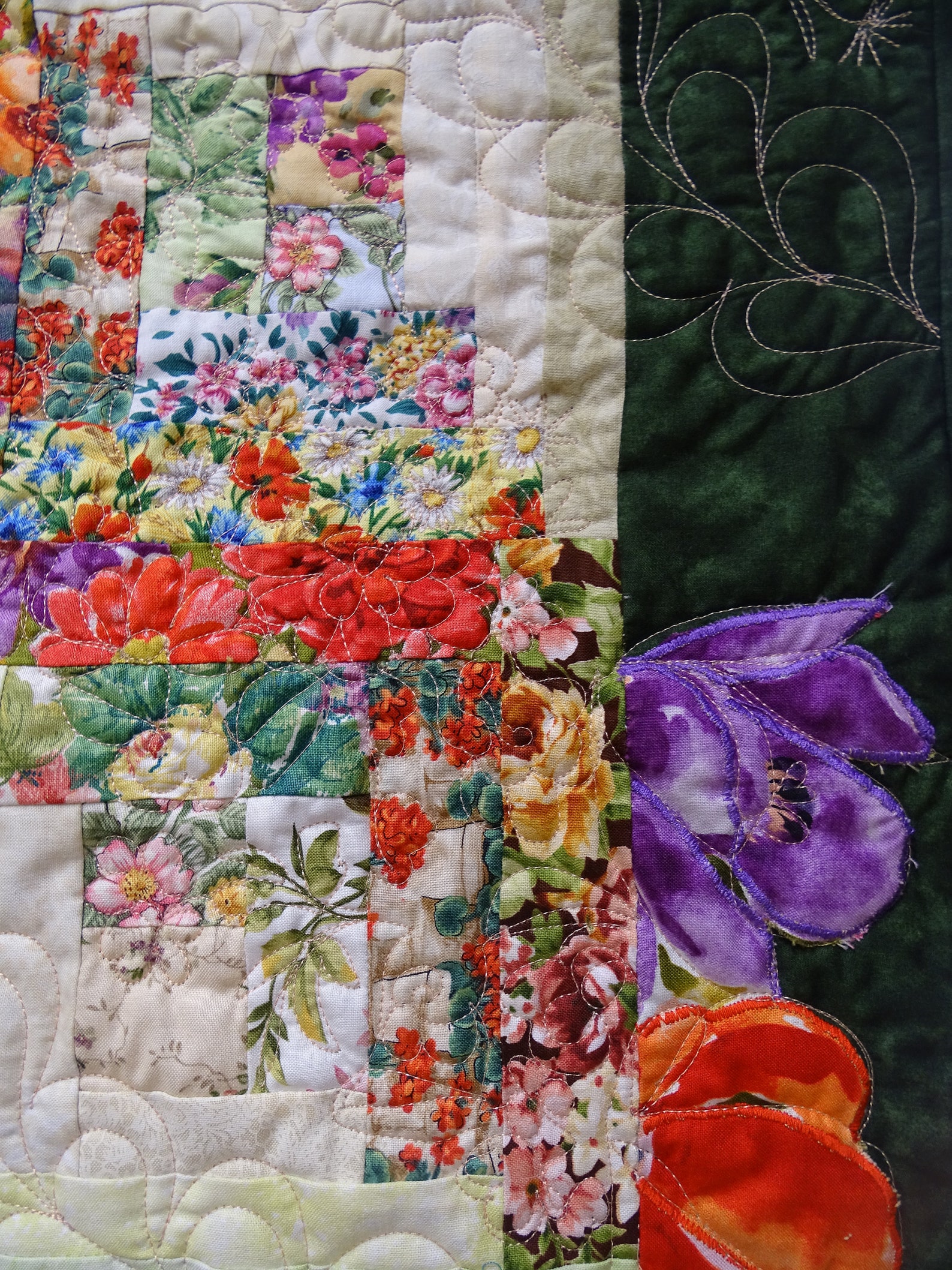 Floral Log Cabin - Etsy