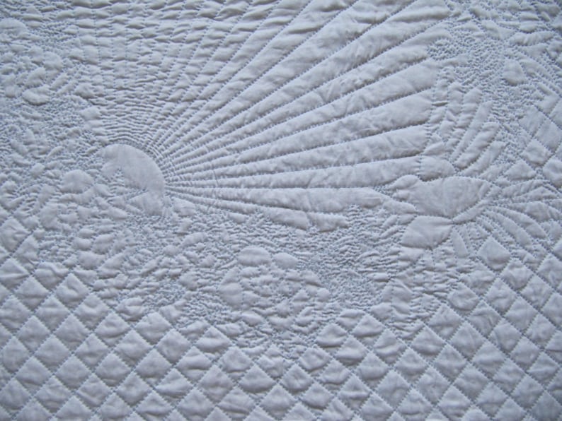 Hand Quilted Wholecloth Quilt - Etsy