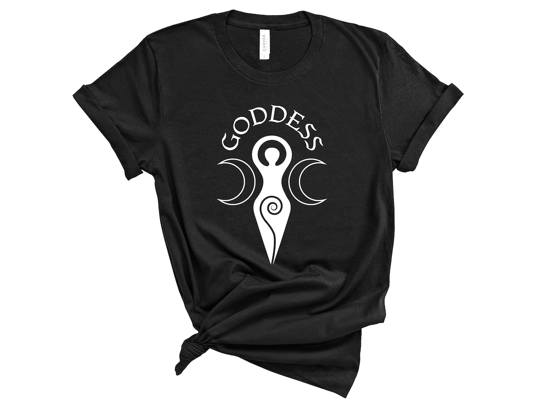 Goddess Shirt, Moon Goddess Top, Wiccan Pagan Shirt, Gothic Occult ...