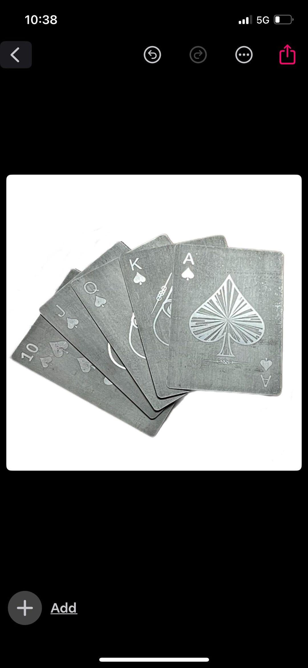 Metal Playing Cards - Etsy