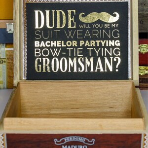 Groomsman Best Man Box Fillable - Etsy
