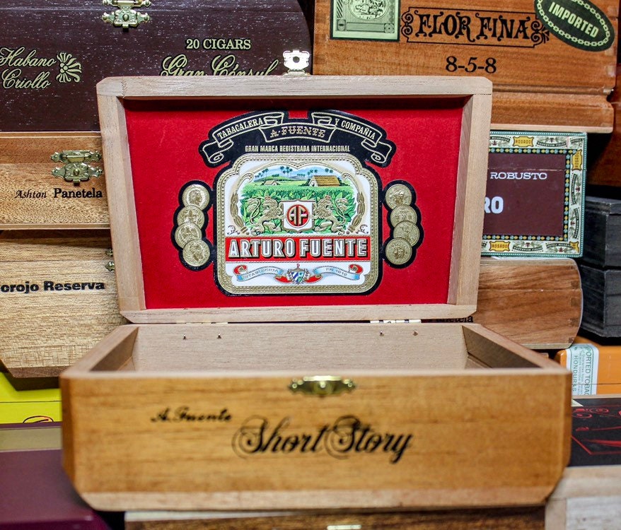 Wooden Cigar Box - Mini's - Etsy