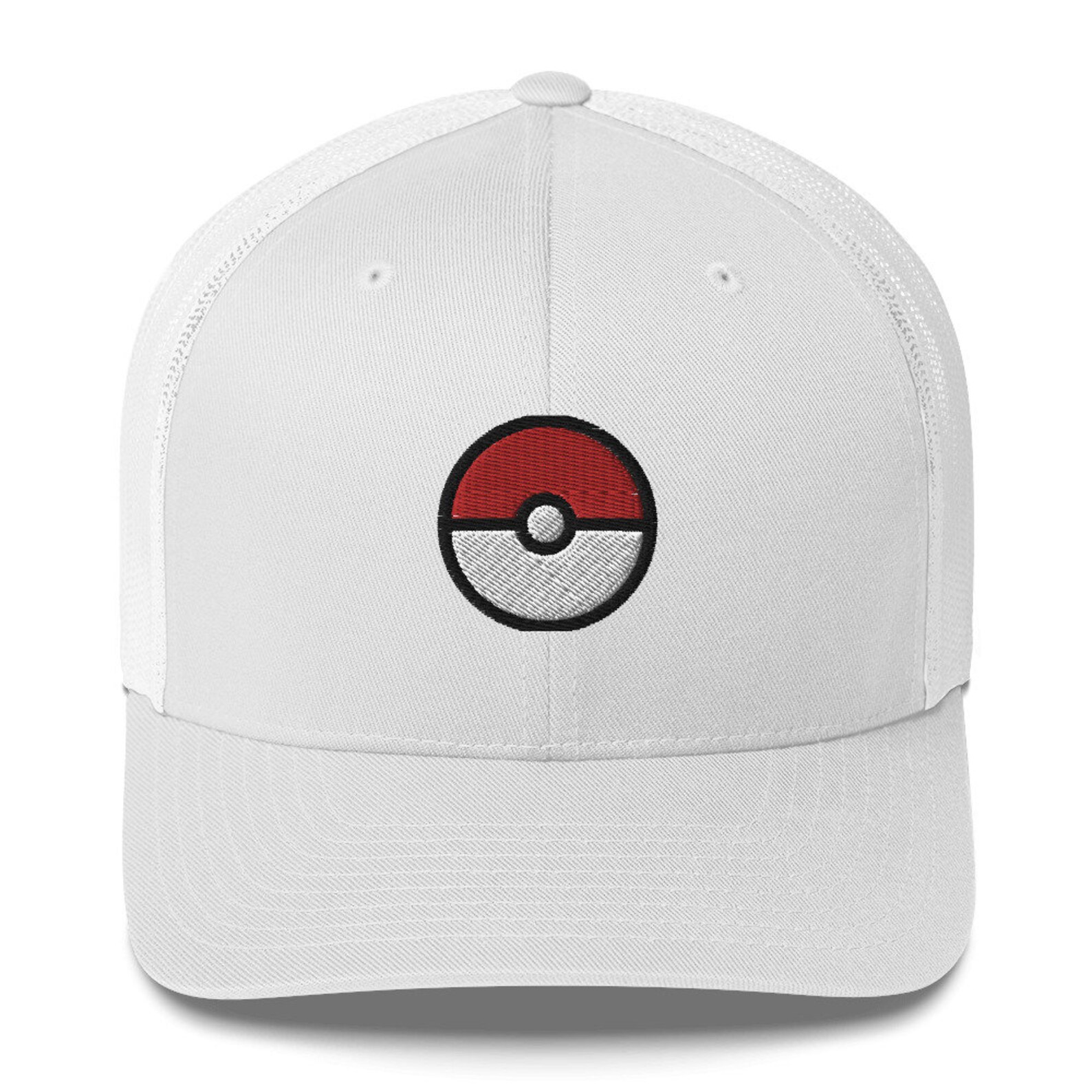Pokemon Trainer Trucker Hat | Poké Ball Hat | Pokémon Trainer Hat - Etsy