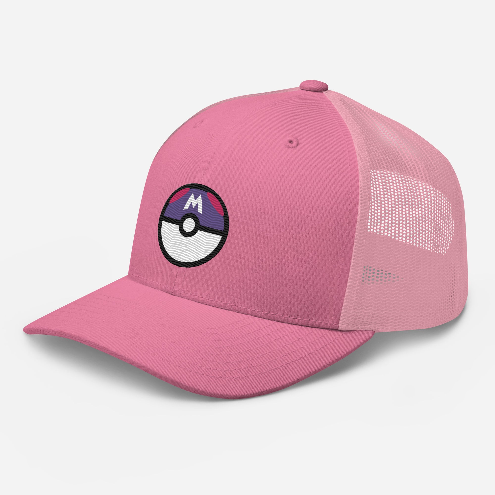 Pokemon Trainer Trucker Hat Poké Ball Hat Pokémon Trainer Hat - Etsy