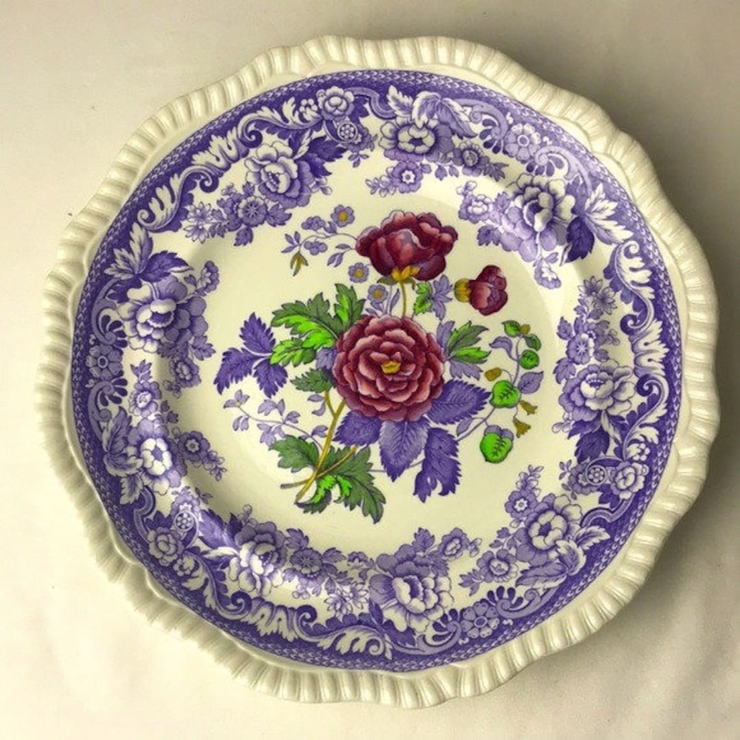 Spode Copeland England Mayflower China Floral Plate - Etsy