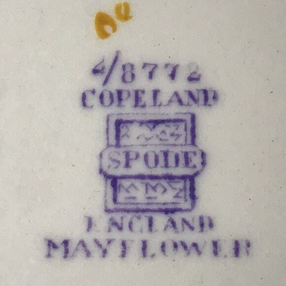 Spode Copeland England Mayflower China Floral Plate - Etsy