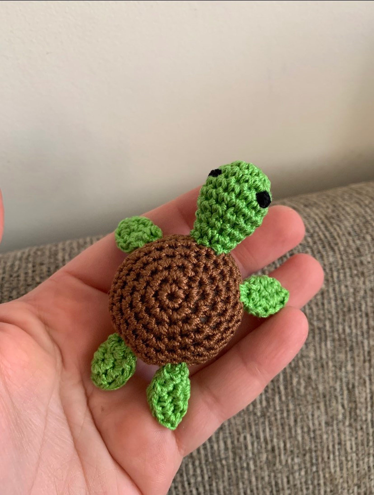Crochet Mini Turtle - Etsy