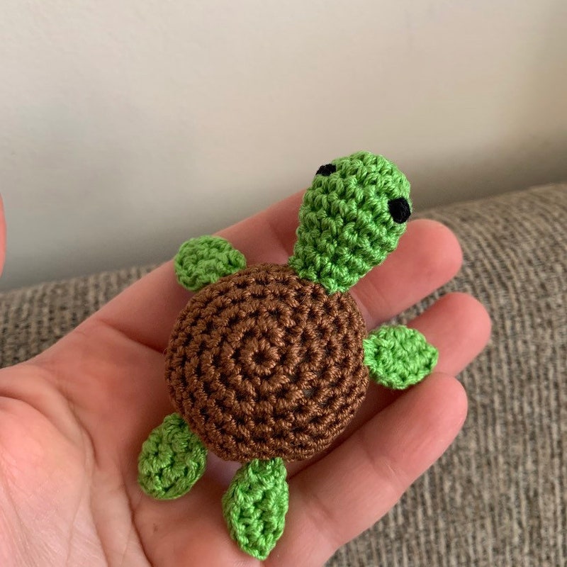 Green Sea Turtle Mini Toy - Etsy
