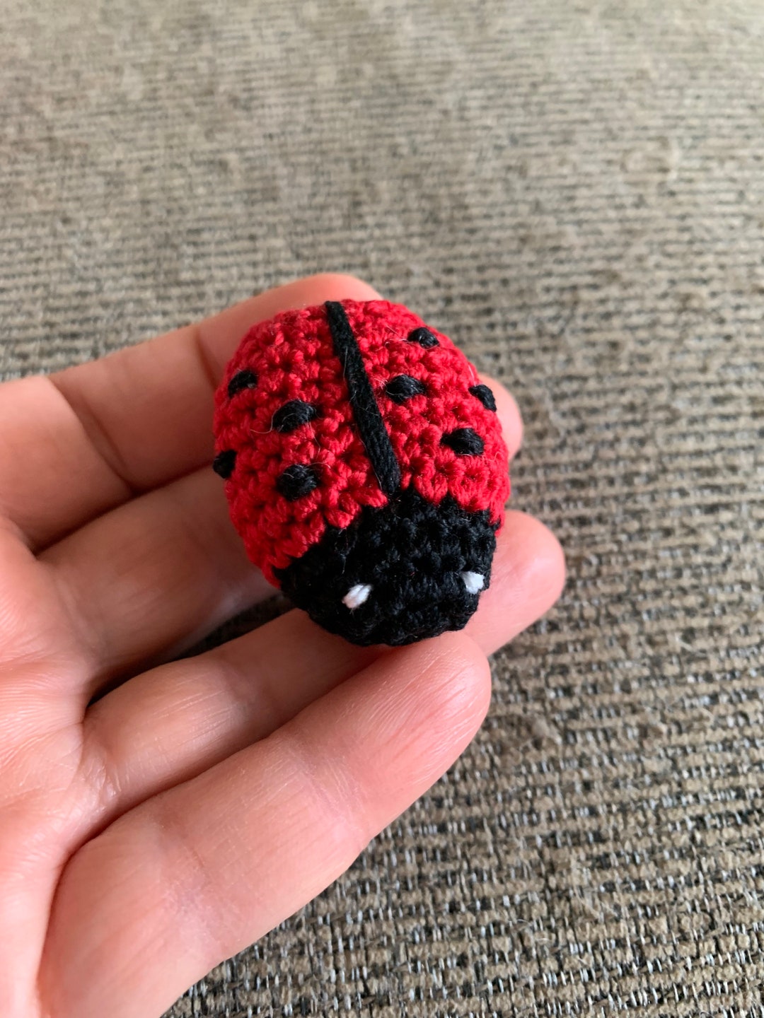 Crochet Mini Ladybug (not Pattern) Finished Product - Etsy
