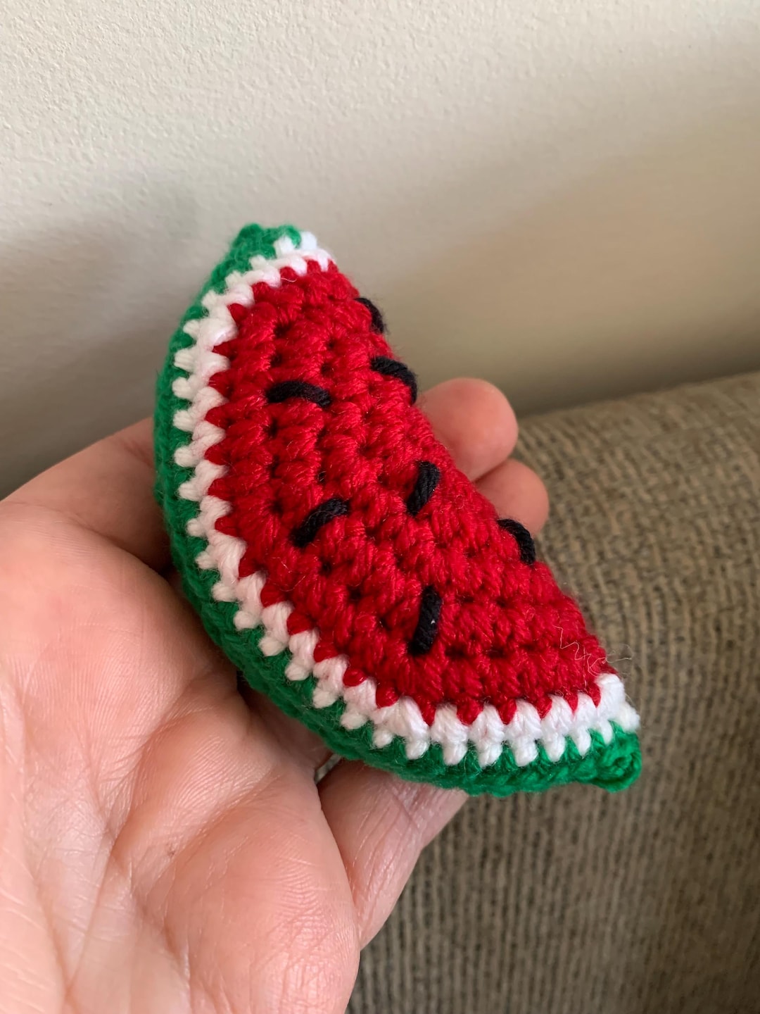 Crochet Watermelon Slice - Etsy