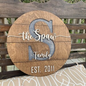 Personalized Layered Wood Sign | Etsy