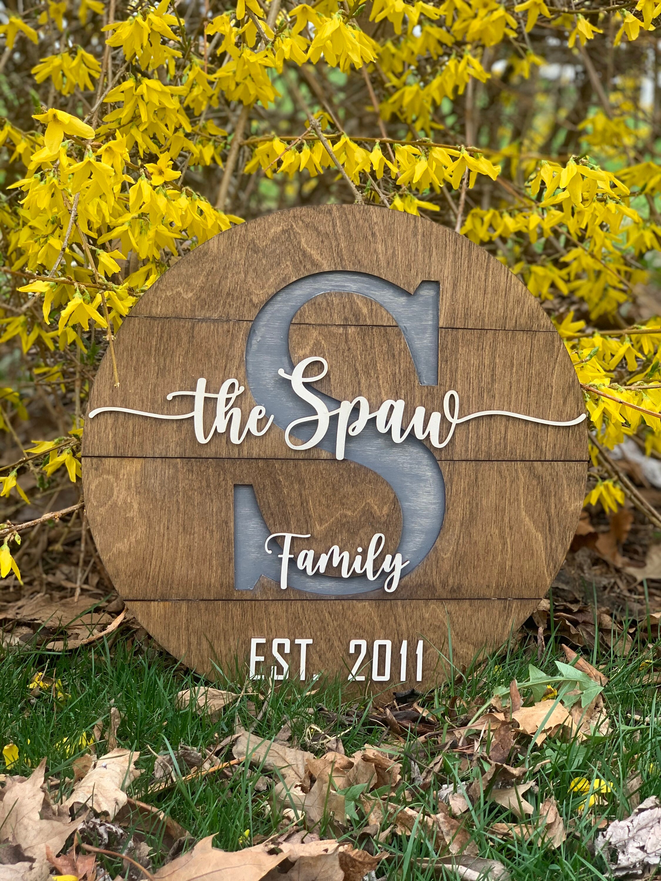 Personalized Layered Wood Sign - Etsy