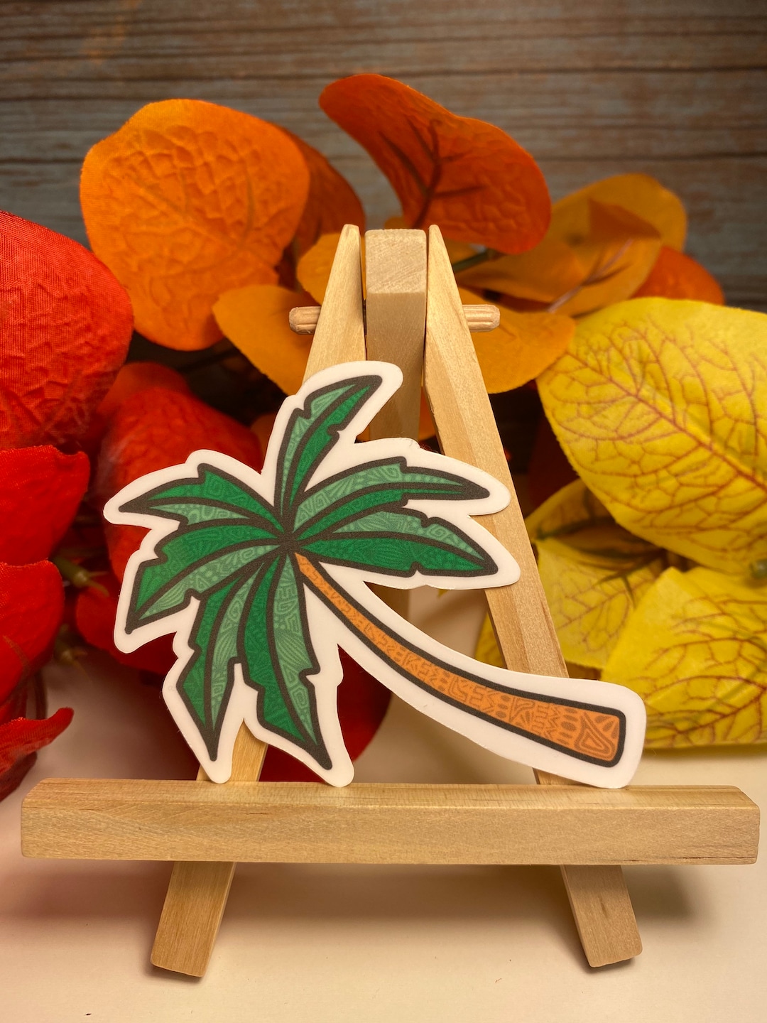 Palm Tree Zentangle Beach Zentangle Waterproof Sticker - Etsy Canada