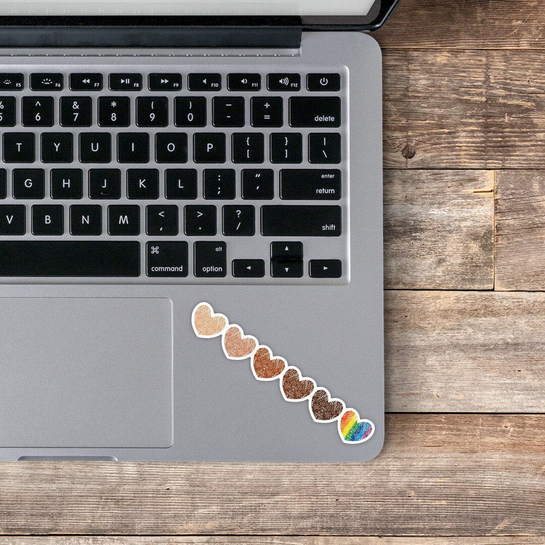 Equality Hearts, Zentangle, Sticker, Vinyl, Matte, Laptop Decal ...