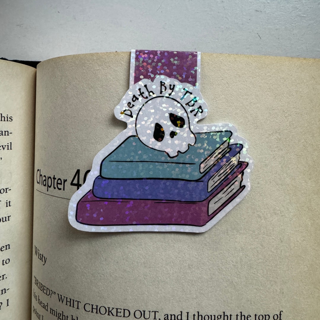 Death by TBR, Magnetic, Bookmark, Gift, Her/him/them, Reader, Book ...