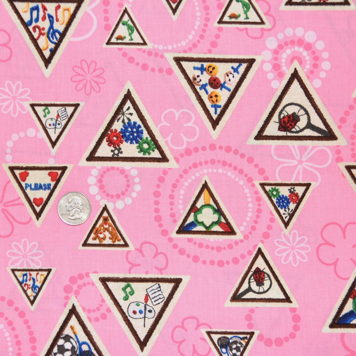 Robert Kaufman Registered GIRL SCOUT Fabric 100% Kona Cotton | Etsy