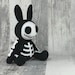 Duo Skeleton Bunny and Bat Crochet Pattern PDF English / French ...