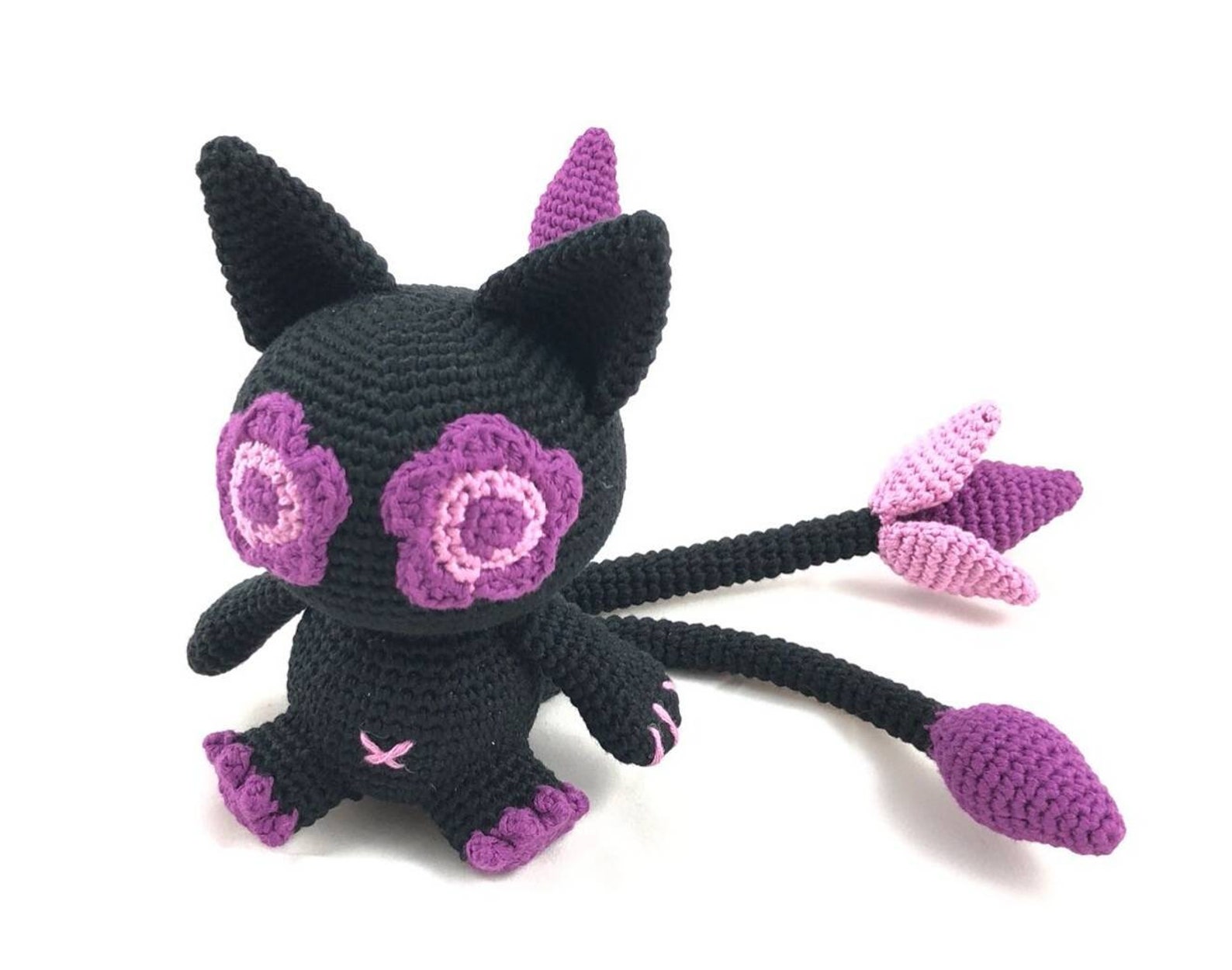 Chat kawaii / patron au crochet / FICHIER PDF / Halloween | Etsy