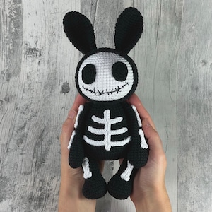 Crochet Patterns Skeleton Bunny and Bat, Voodoo Crochet Pattern, Voodoo ...