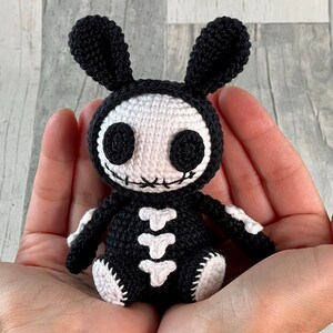 Crochet Pattern Skeleton Bat and Bunny, Bony Bunny and Bat Crochet ...